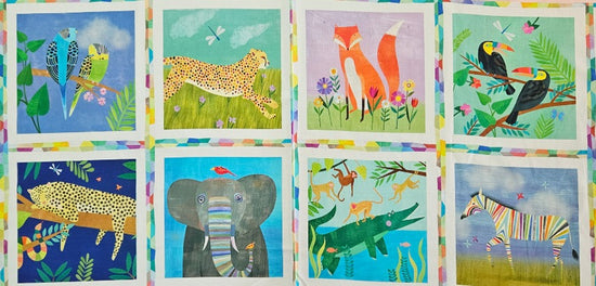 Craft Panel - Jungle Menagerie - Jungle Animals small Panel – East ...