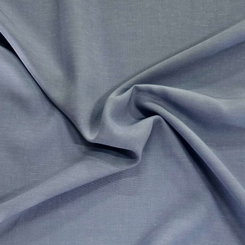 Tencel Linen Voile - Denim Blue - East Coast Fabrics