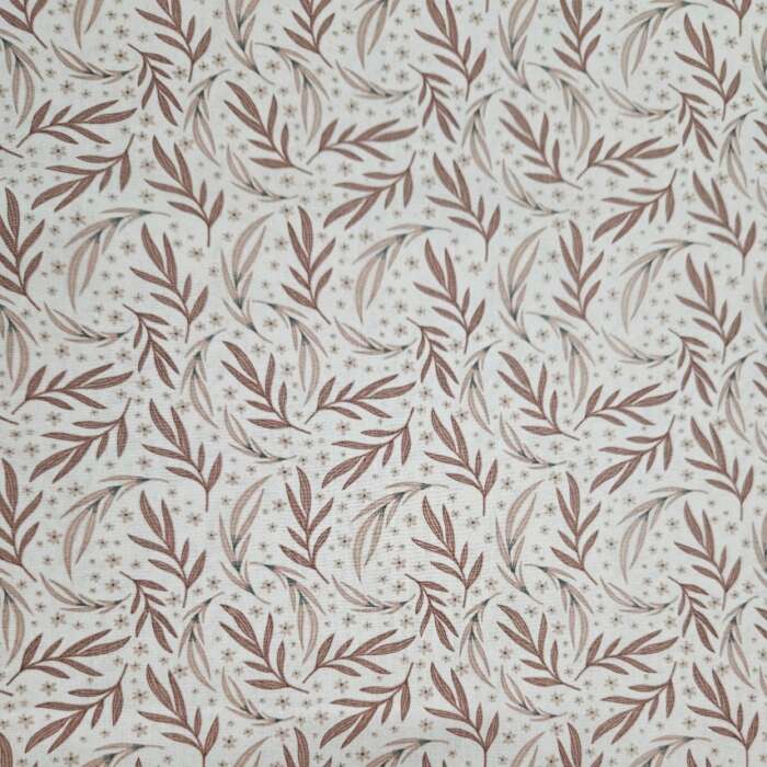 Freehand Birds - Leaves Reverse - East Coast Fabrics