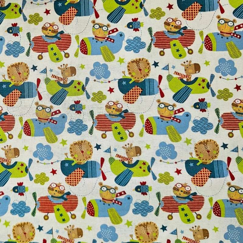 Pilot Adventures - Pilot White - East Coast Fabrics
