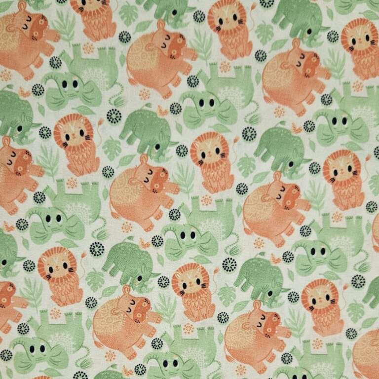 Safari - Safari Animals - East Coast Fabrics