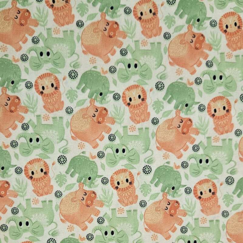 Safari - Safari Animals - East Coast Fabrics